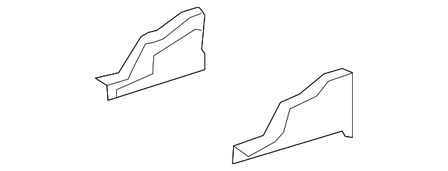Genuine Official Toyota Bumper Bracket part# 53274-35060 for 2006-2009 ...
