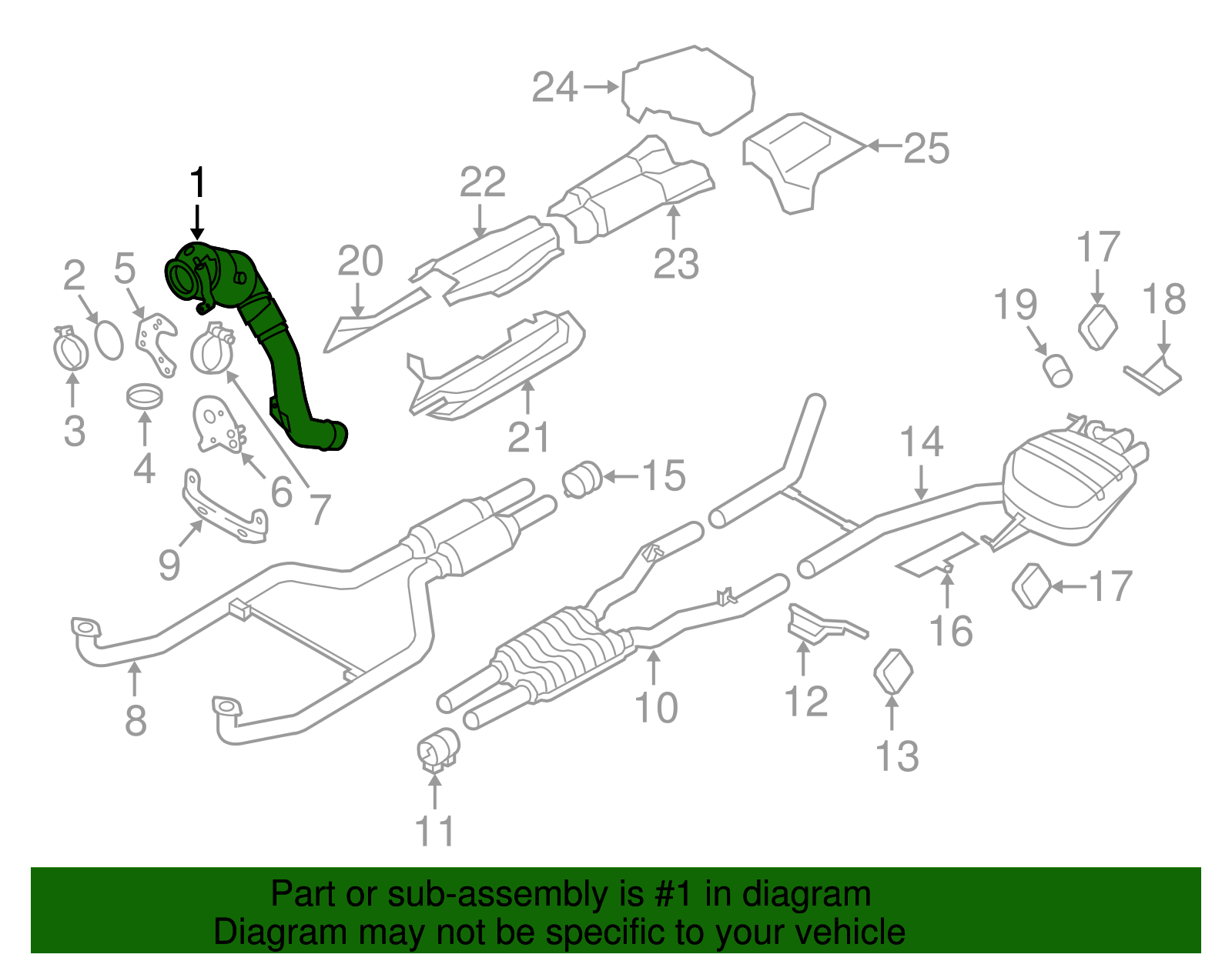 18-32-7-645-440 - Catalytic Converter - 2013-2019 BMW | BMWPartsHub