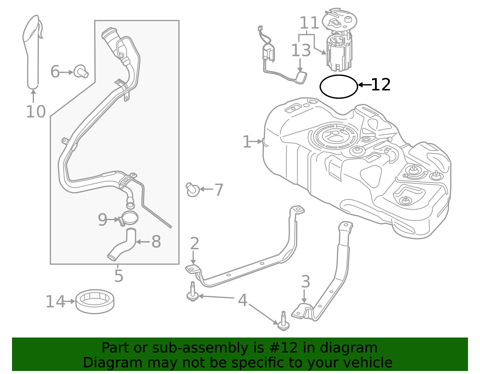 BL3Z-9E583-B - Fuel Pump Gasket 2011-2024 Ford | Ford Parts Direct