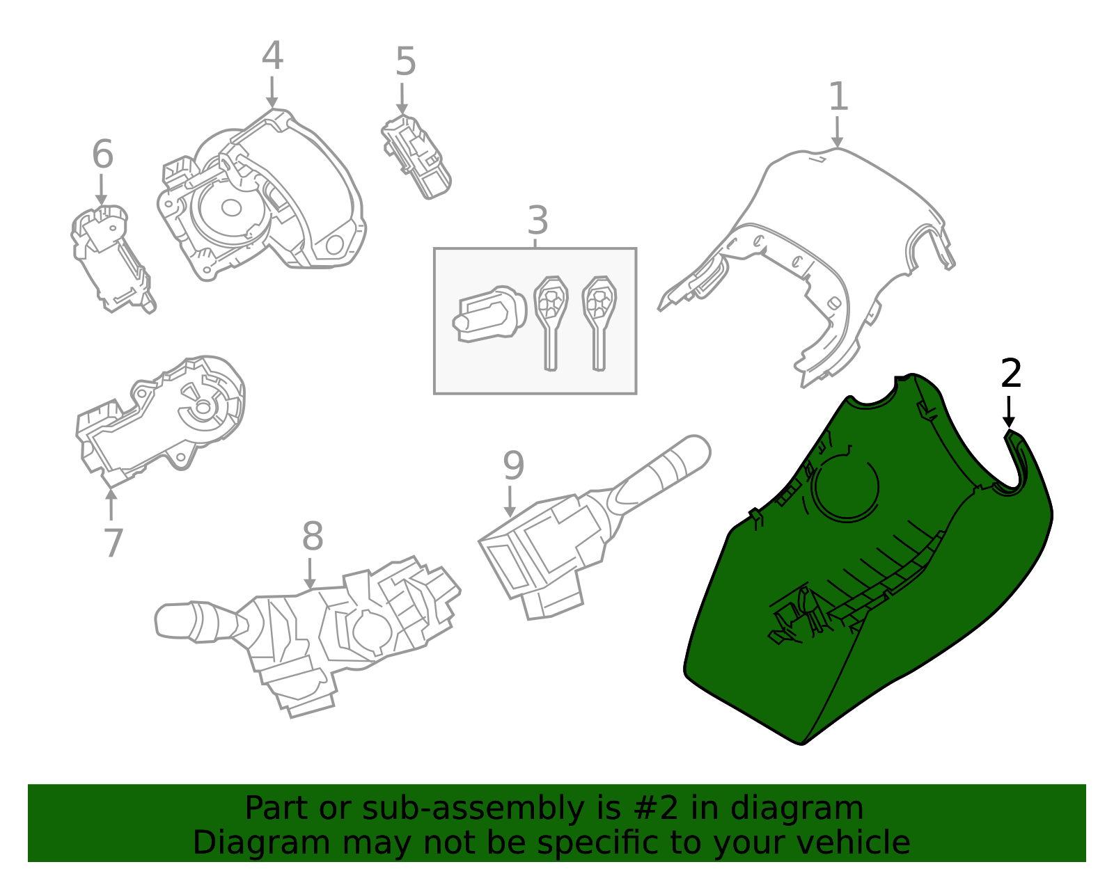 2018-2022 Toyota C-HR Lower Column Cover 45287-F4010-C2 | Toyota Parts ...