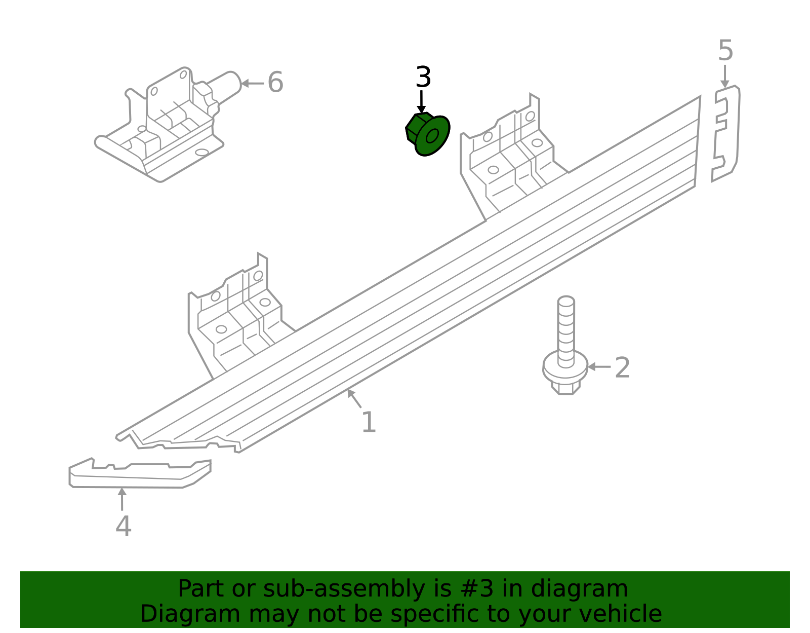W700069-S442 - High-Quality Running Board Nut for | AutoNation Parts