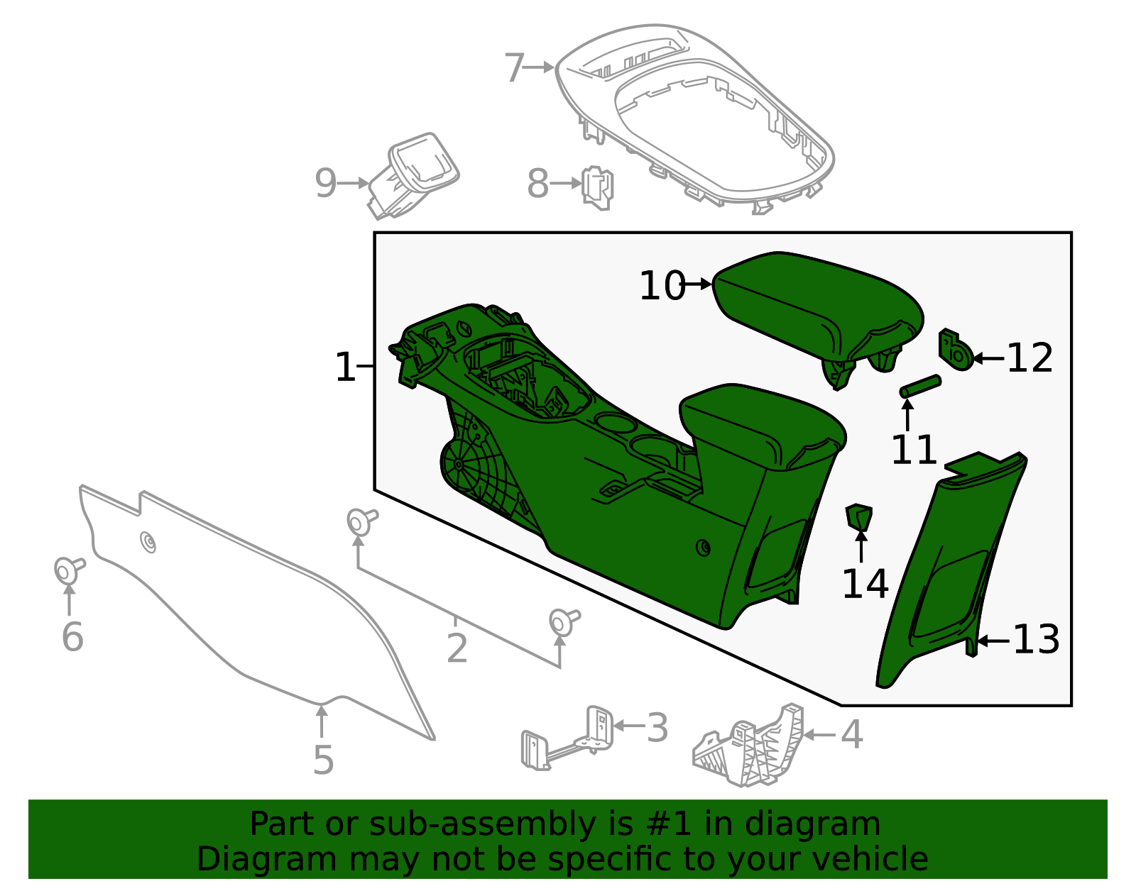 GM 84199371 Console Assembly | GM Outlet
