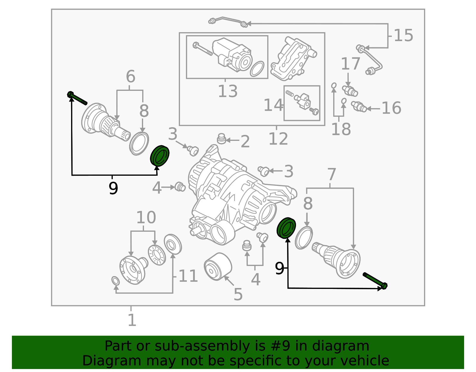 0BX-598-073 - Stub Shaft Seal Kit 2020-2025 Audi | Audi OEM Parts Guy