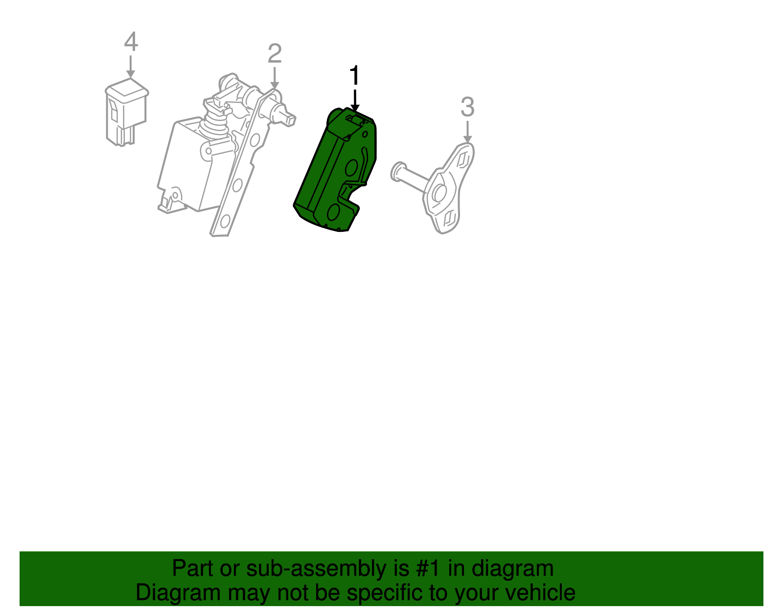 Genuine Latch for 2005-2016 Land Rover | Land Rover Part# LR085940 ...