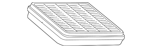 17801-38030 - Air Filter 2008-2021 Toyota Land Cruiser | Longo Toyota Parts