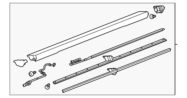 2015-2020 GM Driver Side Running Board 84540920 GM | GMPartsDirect.com