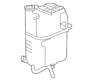 2020-2023 GM (Replaces 84622147) Radiator Surge Tank 85639732 GM ...