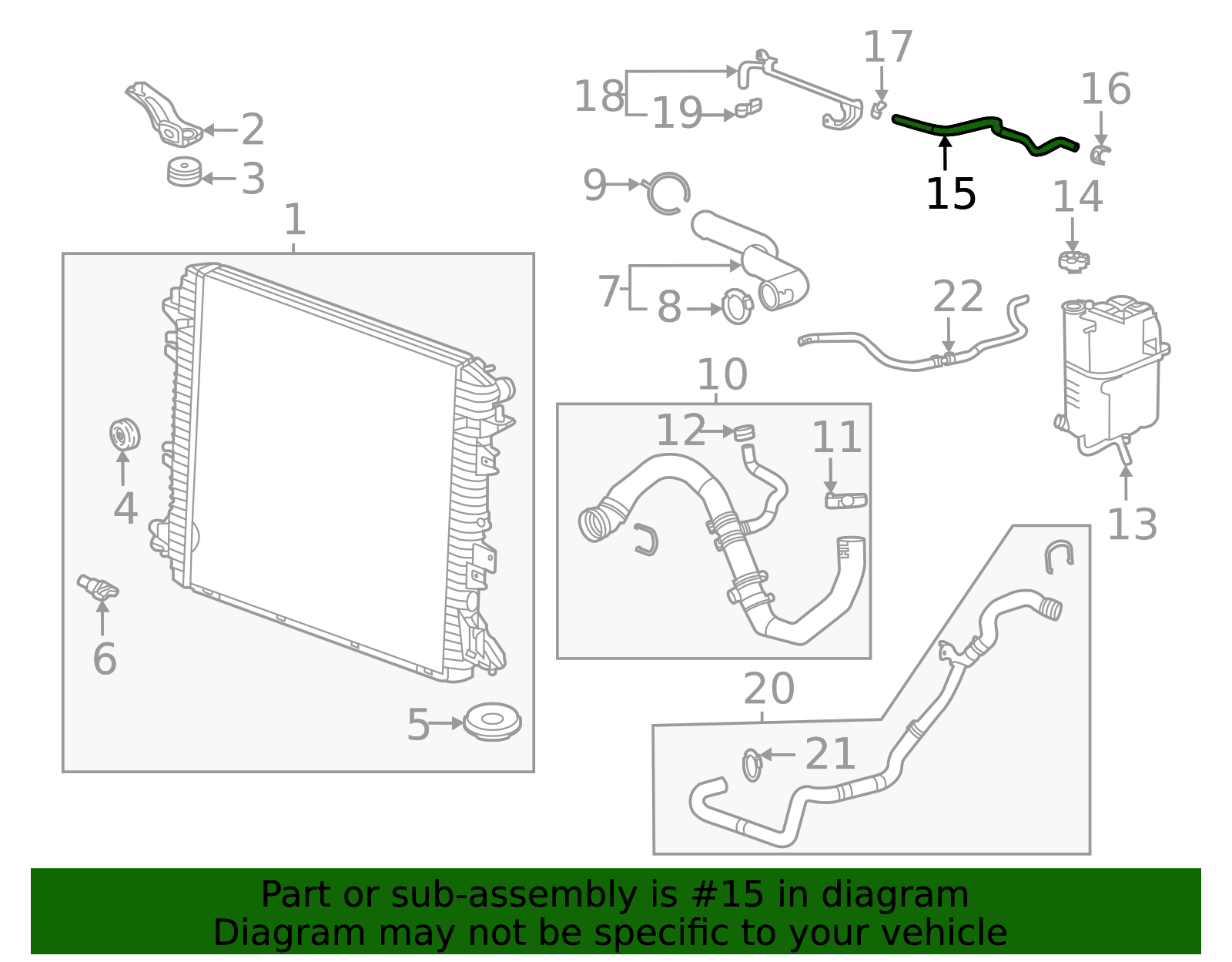 2020-2025 GM Hose 85056532 | Capital Chevy Parts