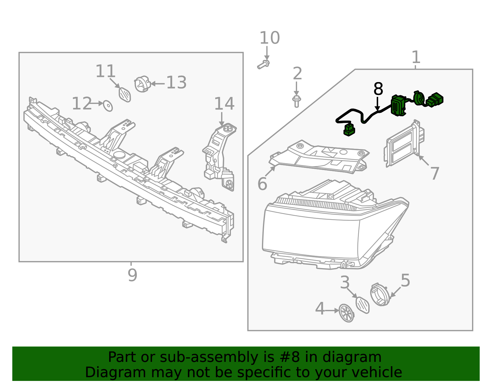 921D8-R6000 - High-Quality Headlight Wiring Harness for 2024-2025 Hyundai Santa Fe | AutoNation ...