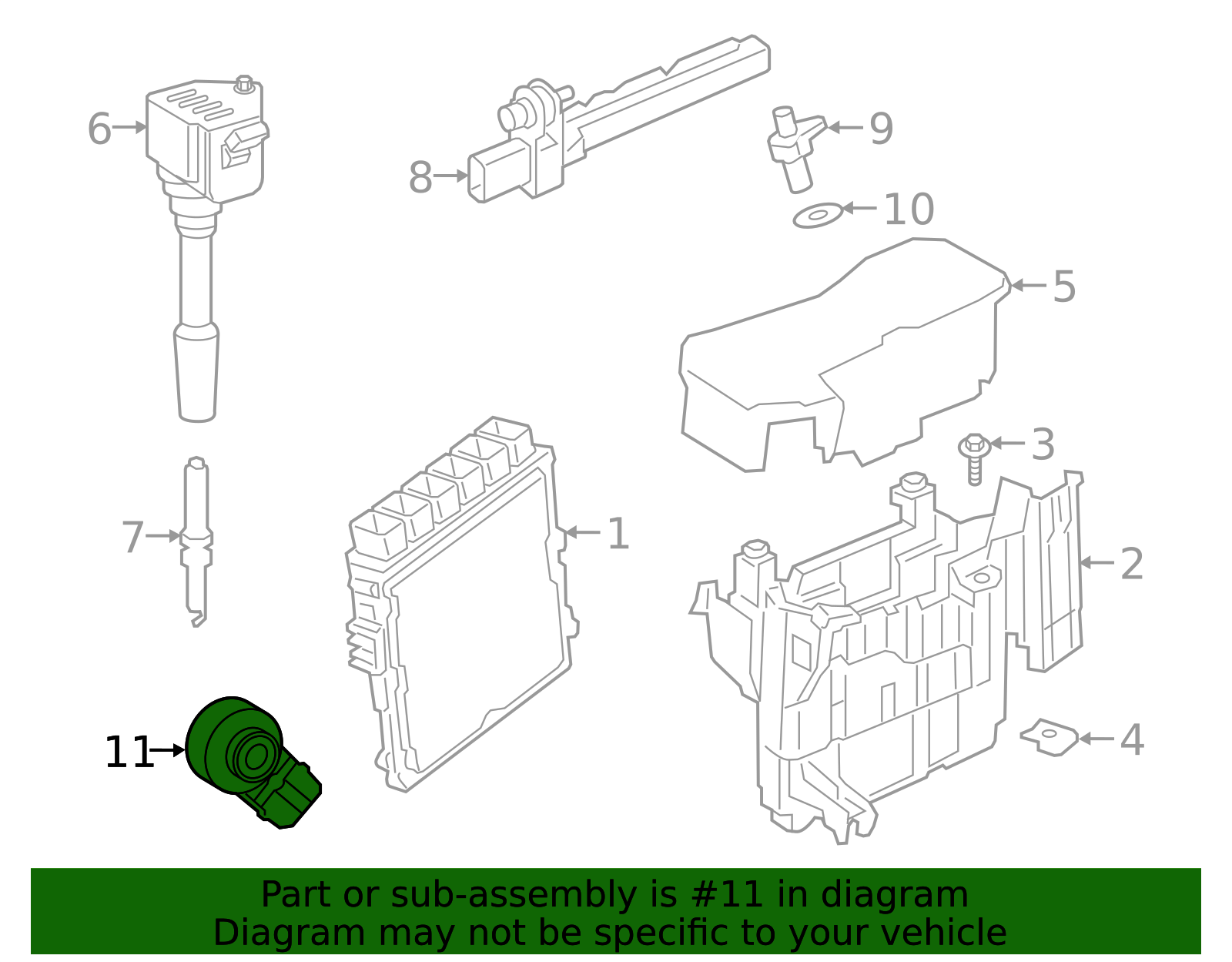 89615-WAA01 - Knock Sensor 2020-2025 Toyota GR Supra | Norm Reeves ...