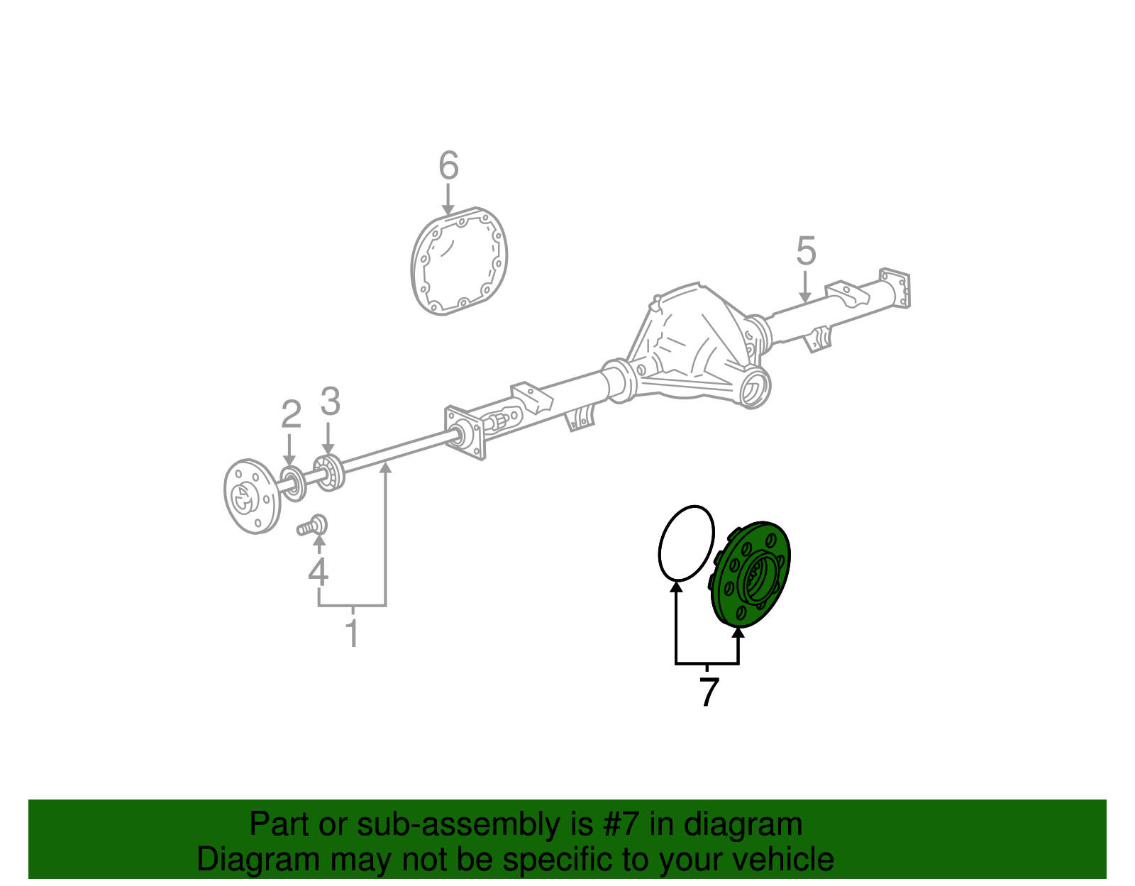 1984-2008 Ford Companion Flange 4L5Z-4866-AA | QuirkParts