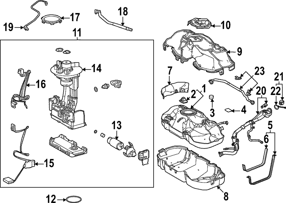 77020-42270 - 2022-2024 Lexus - Fuel Pump Assembly | My L Parts