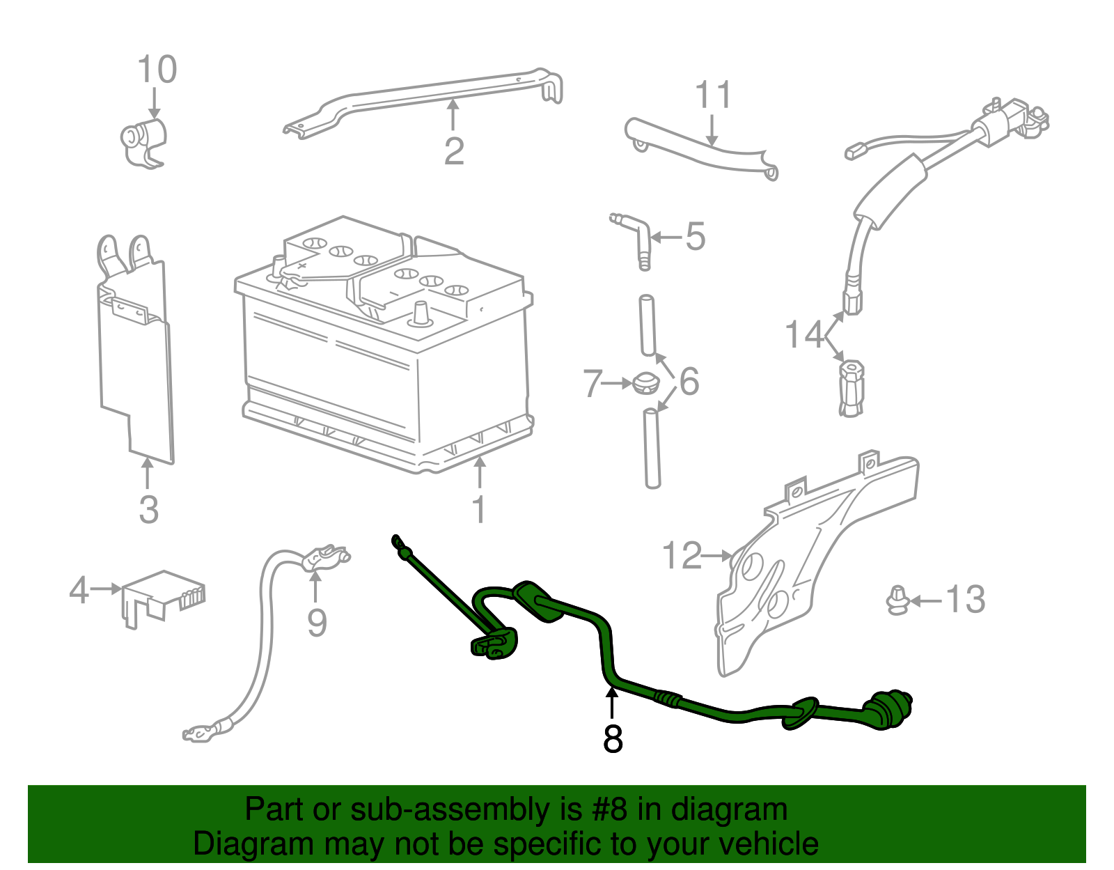 12421436885 - 1998-2004 BMW Positive Cable (12-42-1-436-885) | BMW of ...