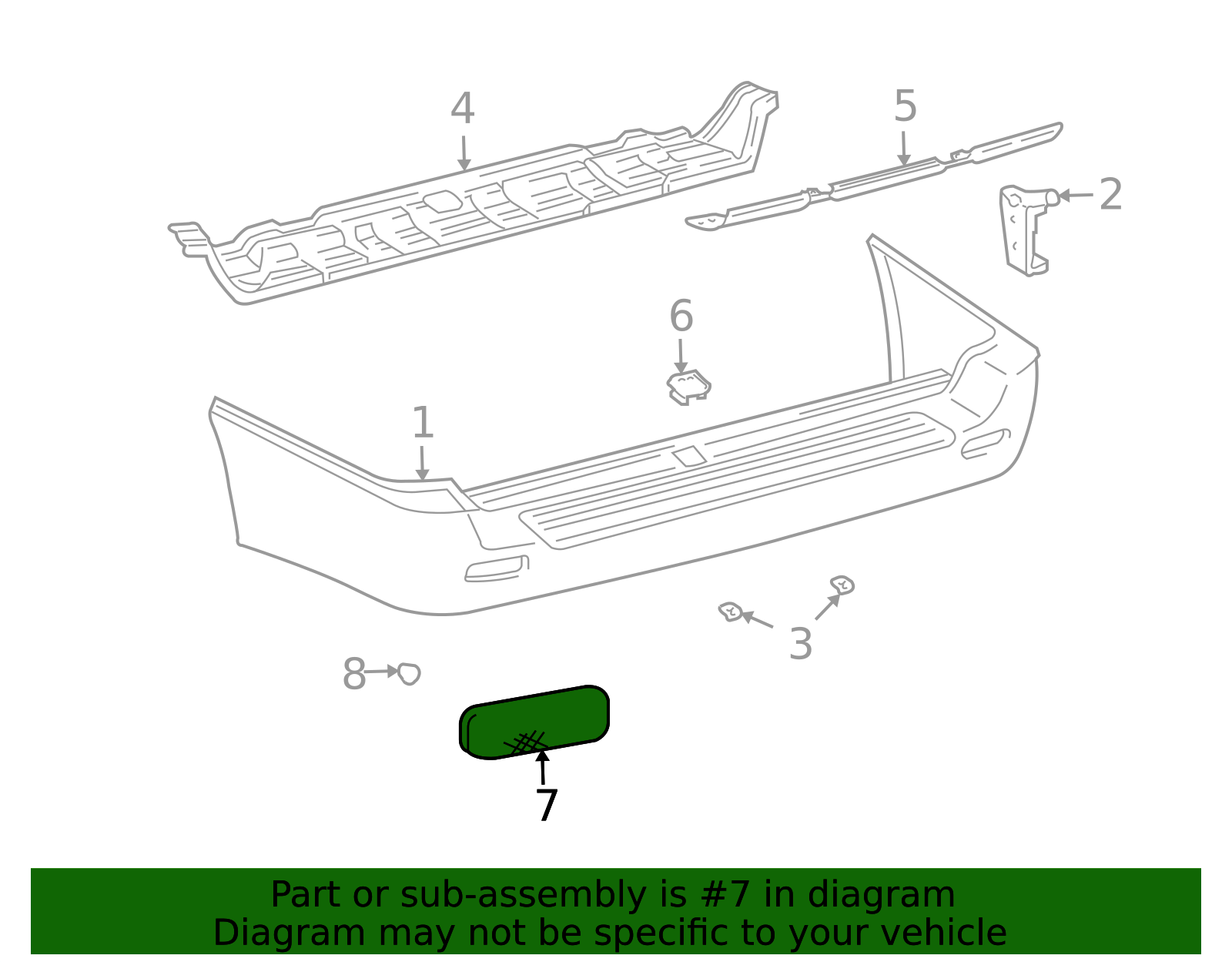 81920-60051 - Reflector Panel - 1998-2007 Toyota Land Cruiser | OEM ...