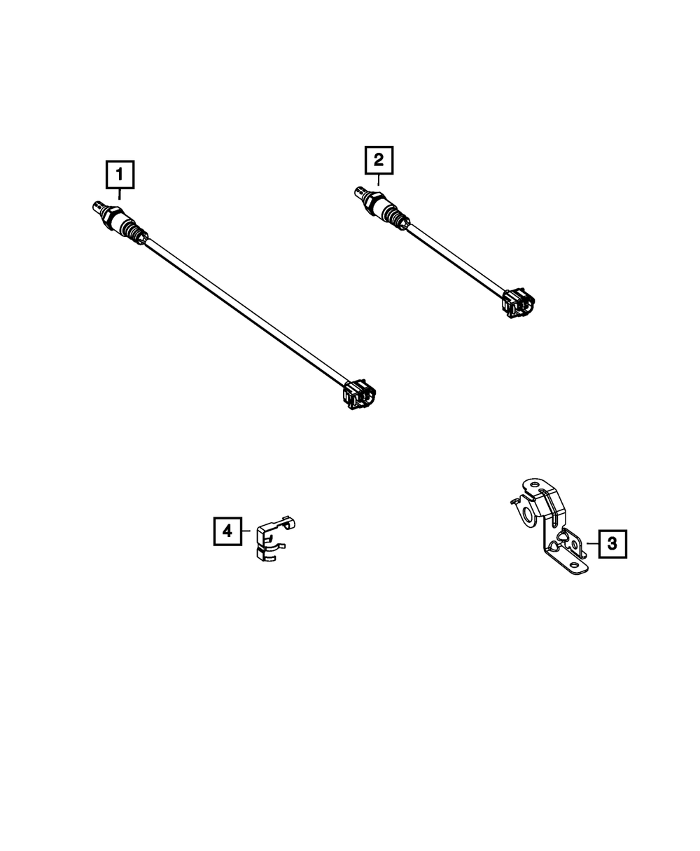 68087364AA - Oxygen Sensor The Official Mopar eStore