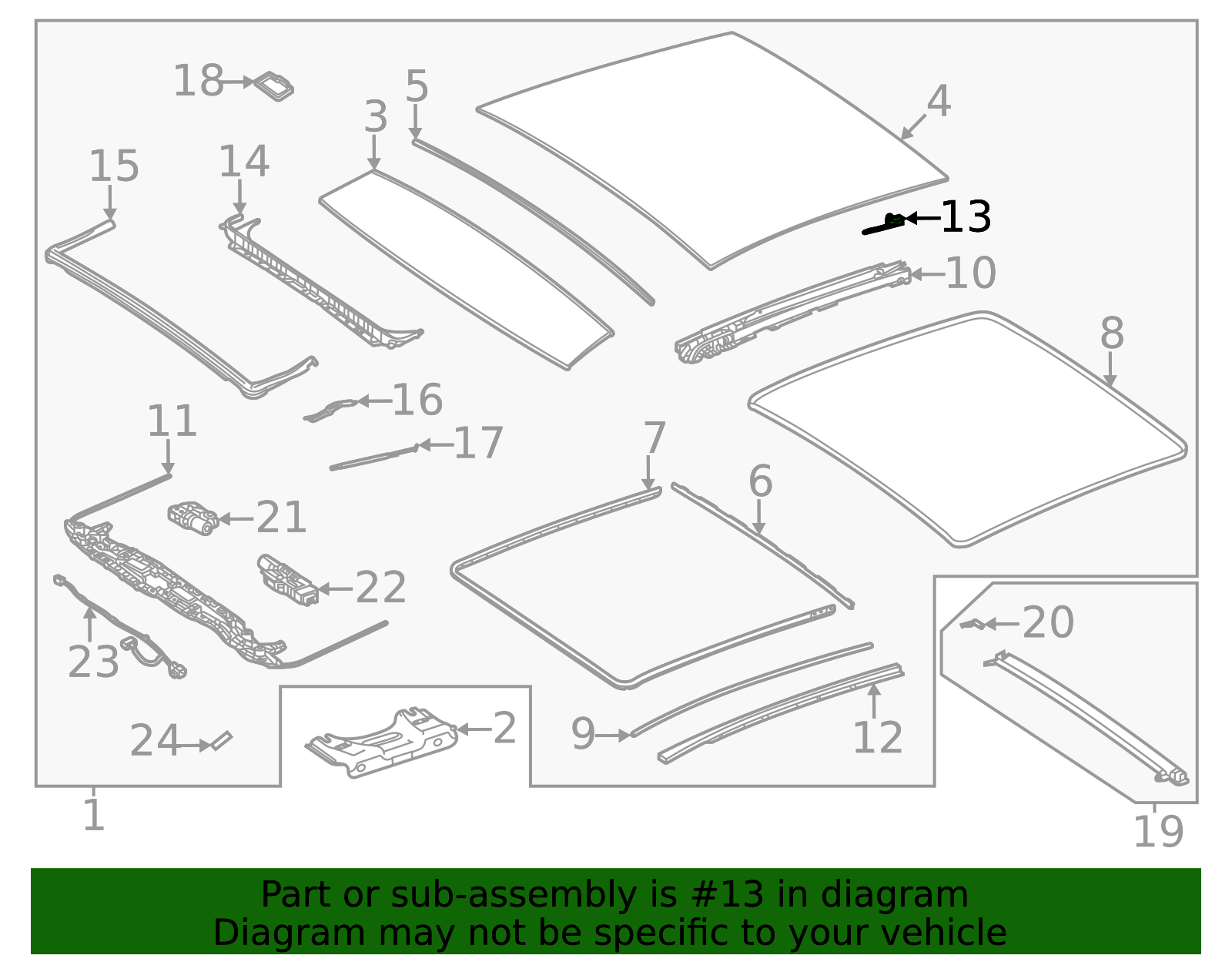 247-780-88-00-64 - High-Quality Sunroof Cable Guide for 2020-2025 ...