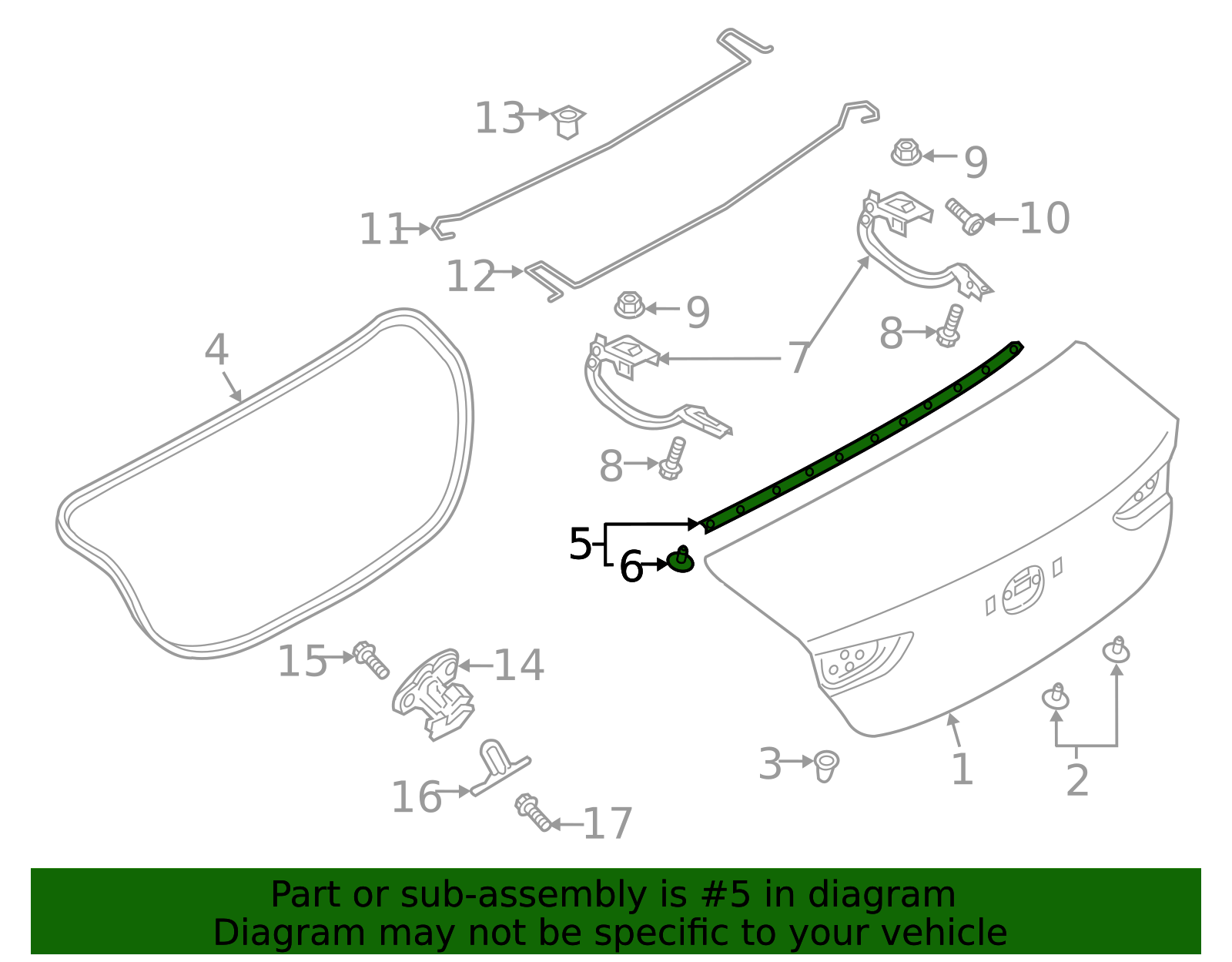 2019-2024 Mazda 3 Upper Weather-Strip BDTS-56-95XC | RealMazdaParts.com