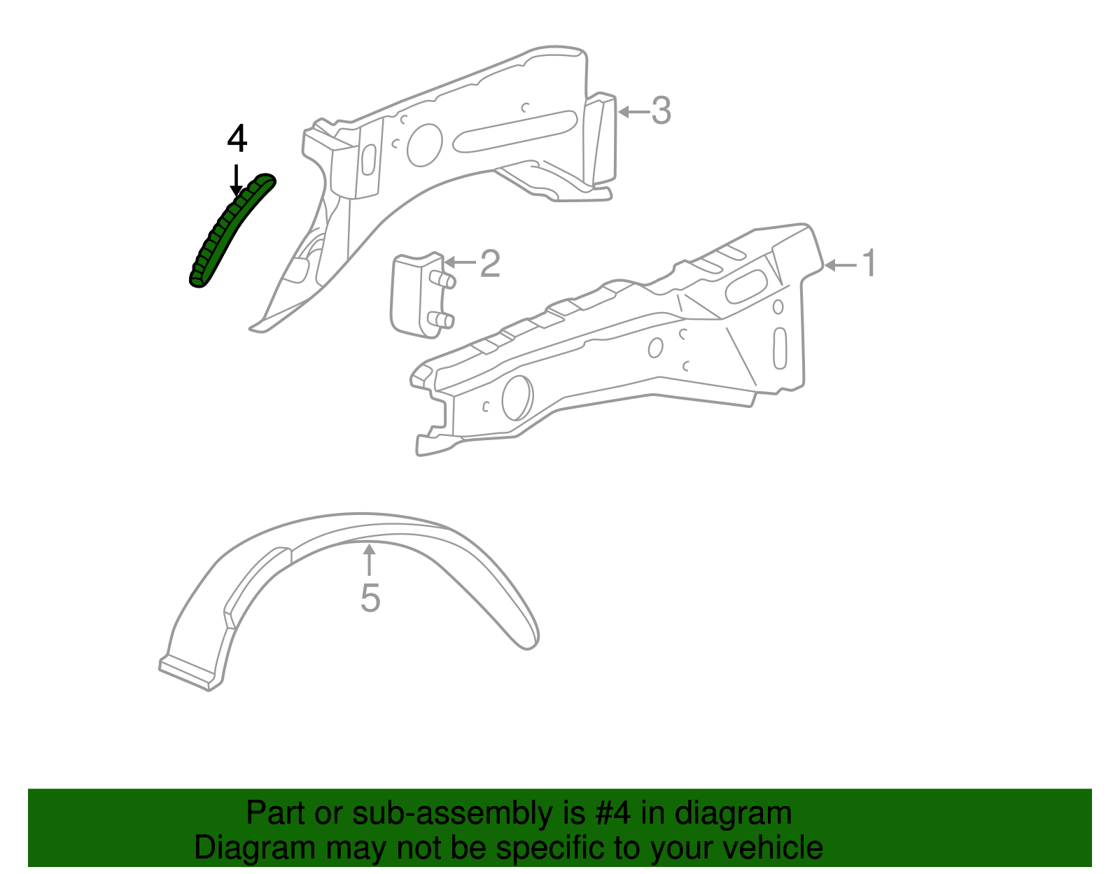 1997-2008 Ford Lower Panel Extension Filler F65Z-16B127-AA | Awesome ...