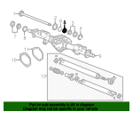 2025 GM (Replaces 22793592) Rear Wheel Bearing Adjuster Nut 84855809 GM ...