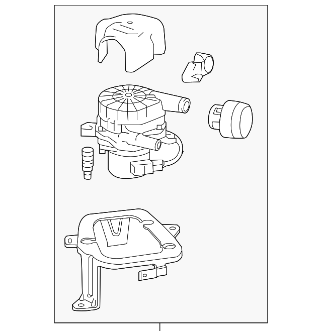2012-2023 Toyota Tacoma Air Pump 17600-0C040 | American Toyota Parts