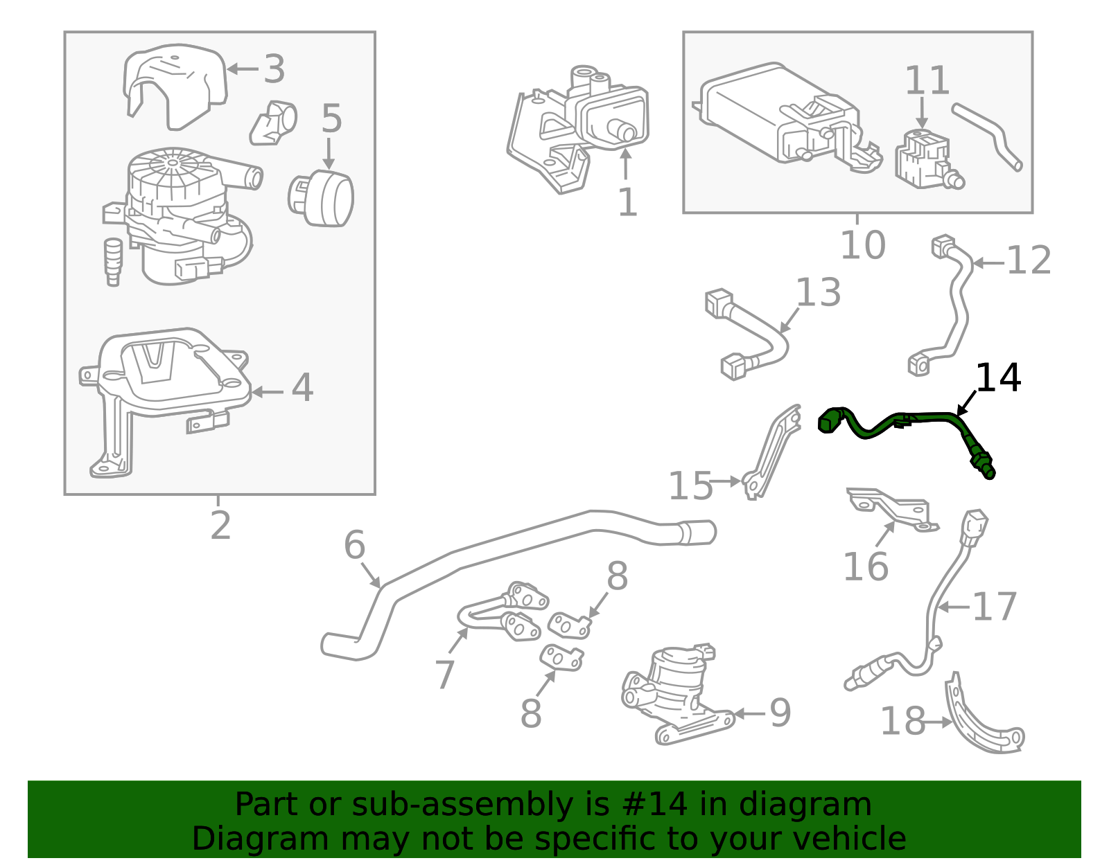 Genuine Official Toyota Oxygen Sensor part# 89467-04140 for 2016-2023 ...