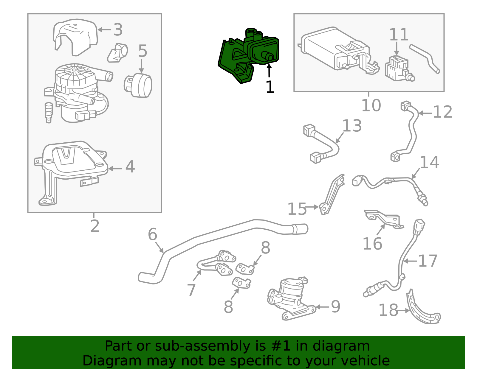 25805-0C010 - Air Switch Valve 2016-2023 Toyota Tacoma | Toyota San ...