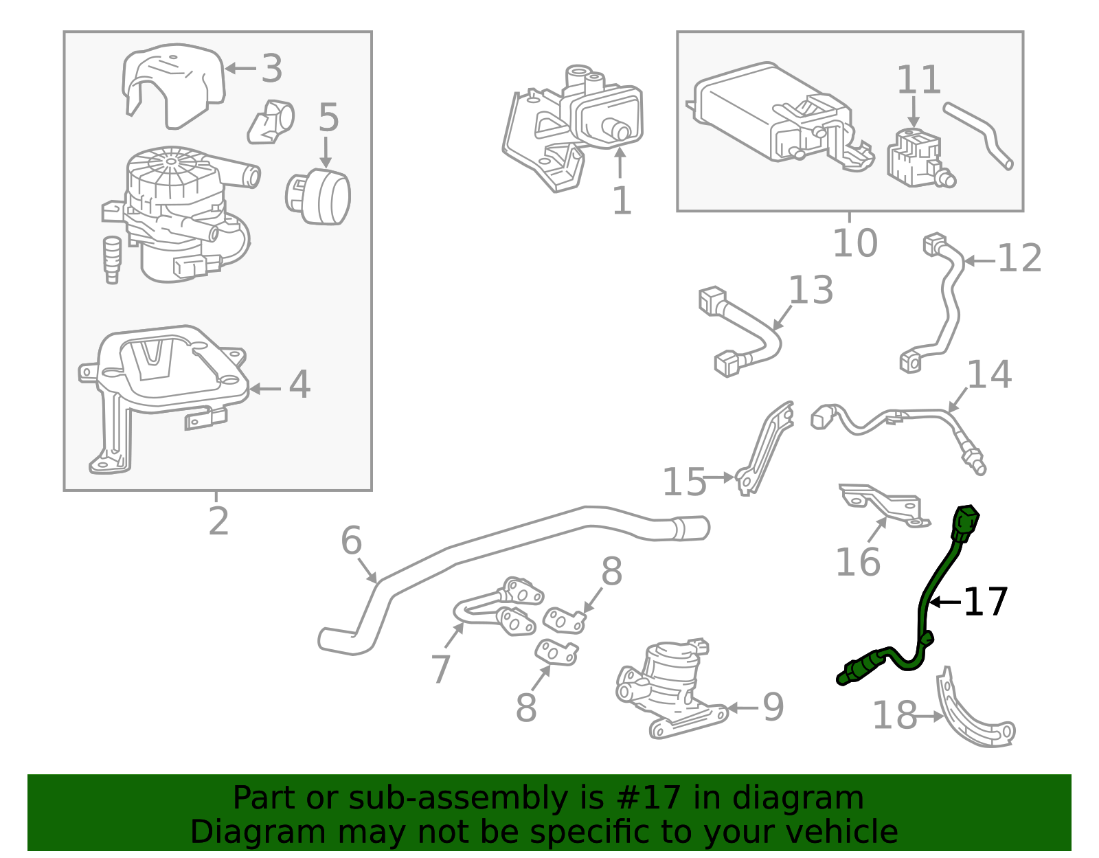 89465-04450 - Oxygen Sensor Longo Toyota Parts