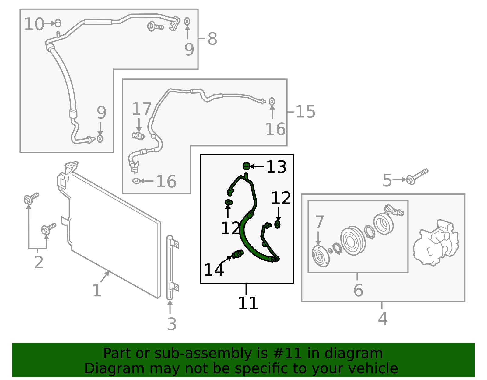 BFWM-61-4G0 - Discharge Hose 2021-2024 Mazda 3 | MazdaParts.US Store