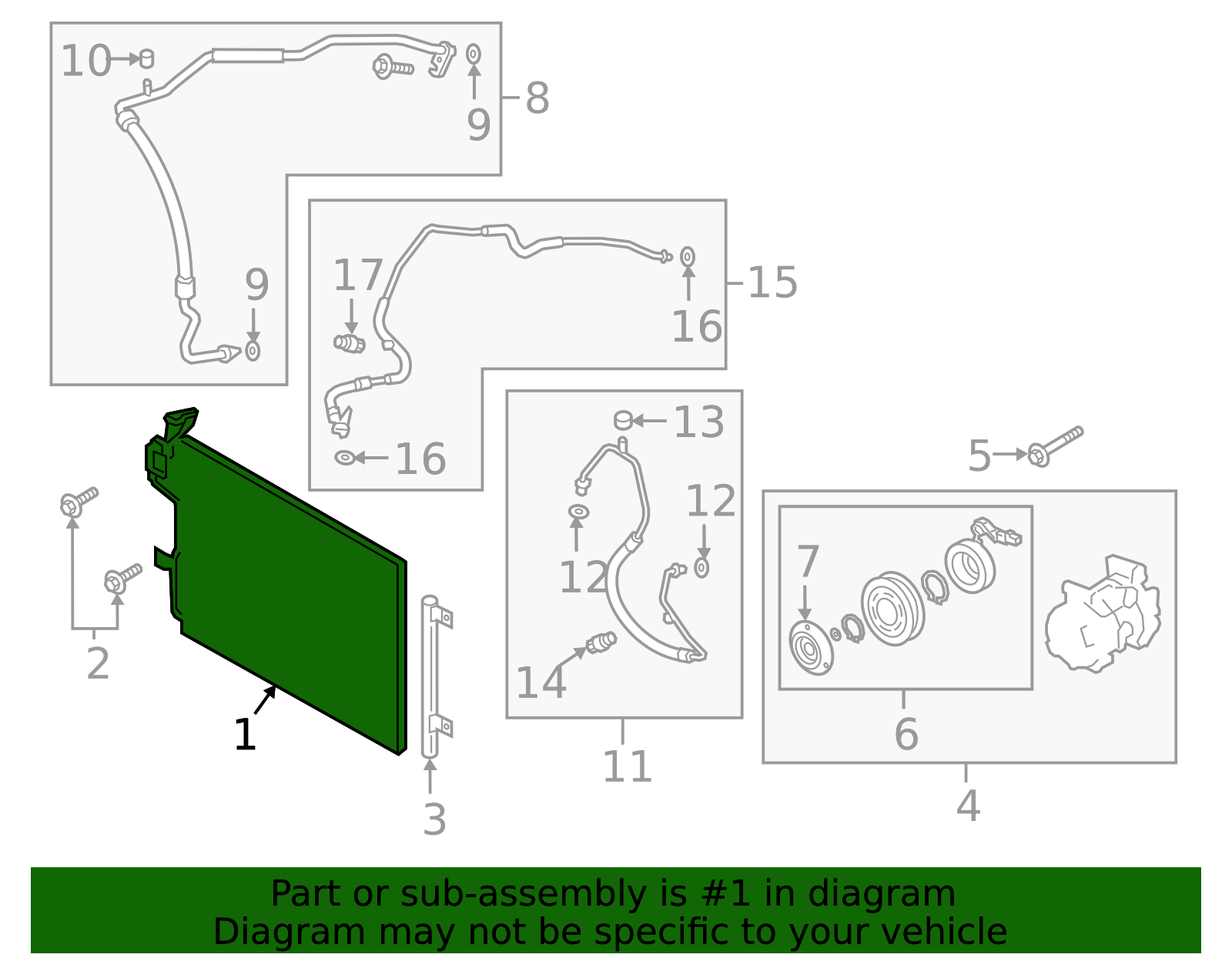 2019-2025 Mazda A/C Condenser BDTS-61-480B | OEM Parts Online