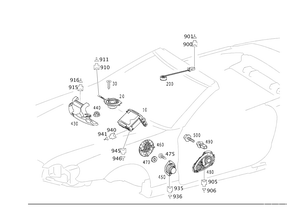 220-820-24-02 - Speaker 1960-2015 Mercedes-Benz | Mercedes-Benz USA Parts