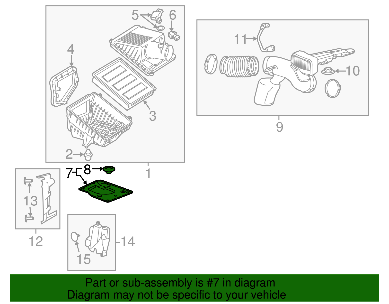2014-2020 GM Air Cleaner Bracket 23114339 GM | GMPartsDirect.com