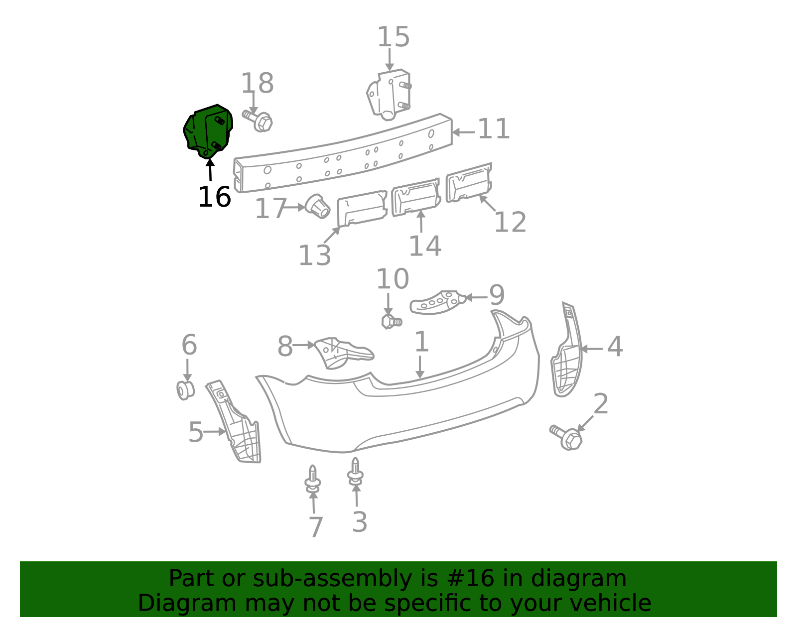 2007-2012 Toyota Yaris Mount Arm 52016-52080 | OEM Parts Online