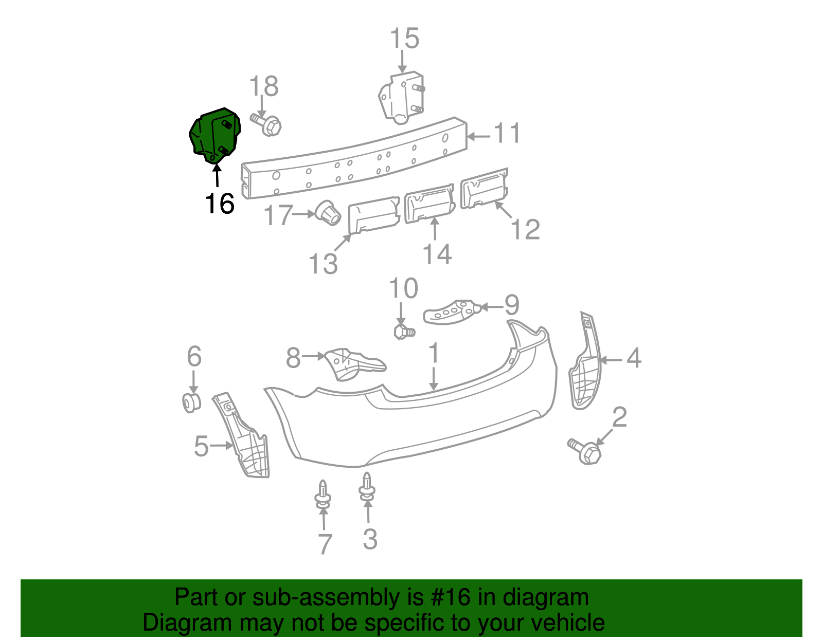 2007-2012 Toyota Yaris Mount Arm 52016-52080 | OEM Parts Online