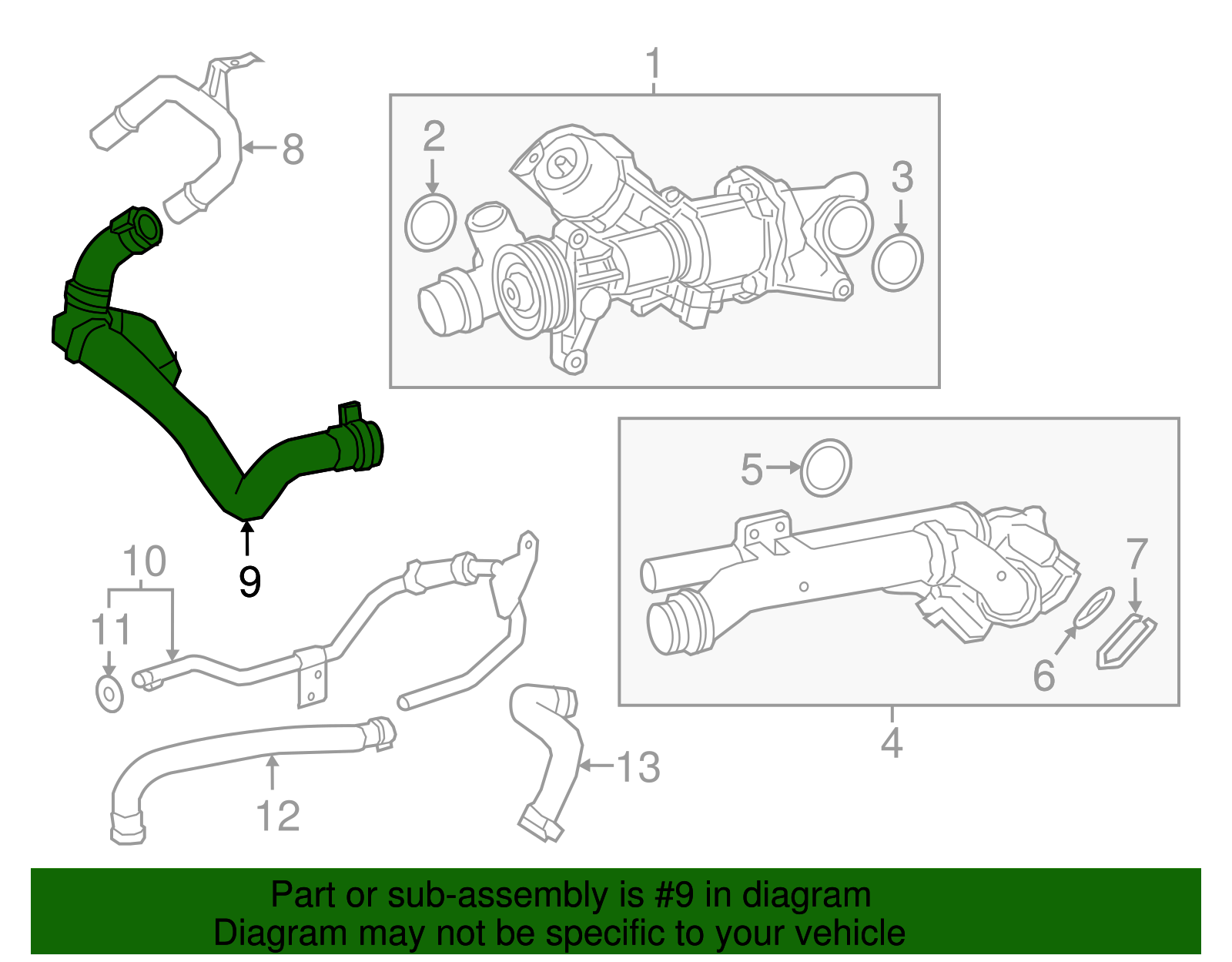 2016-2019 Infiniti Water Hose 14055HG00E | INFINITI OF WEST CHESTER