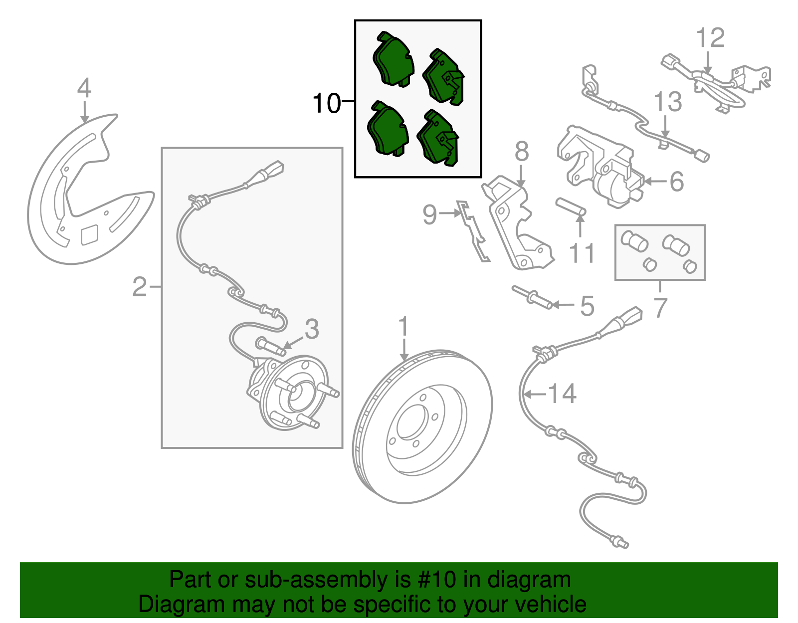 2010-2019 Jaguar Brake Pads C2D60995 | OEM Parts Online