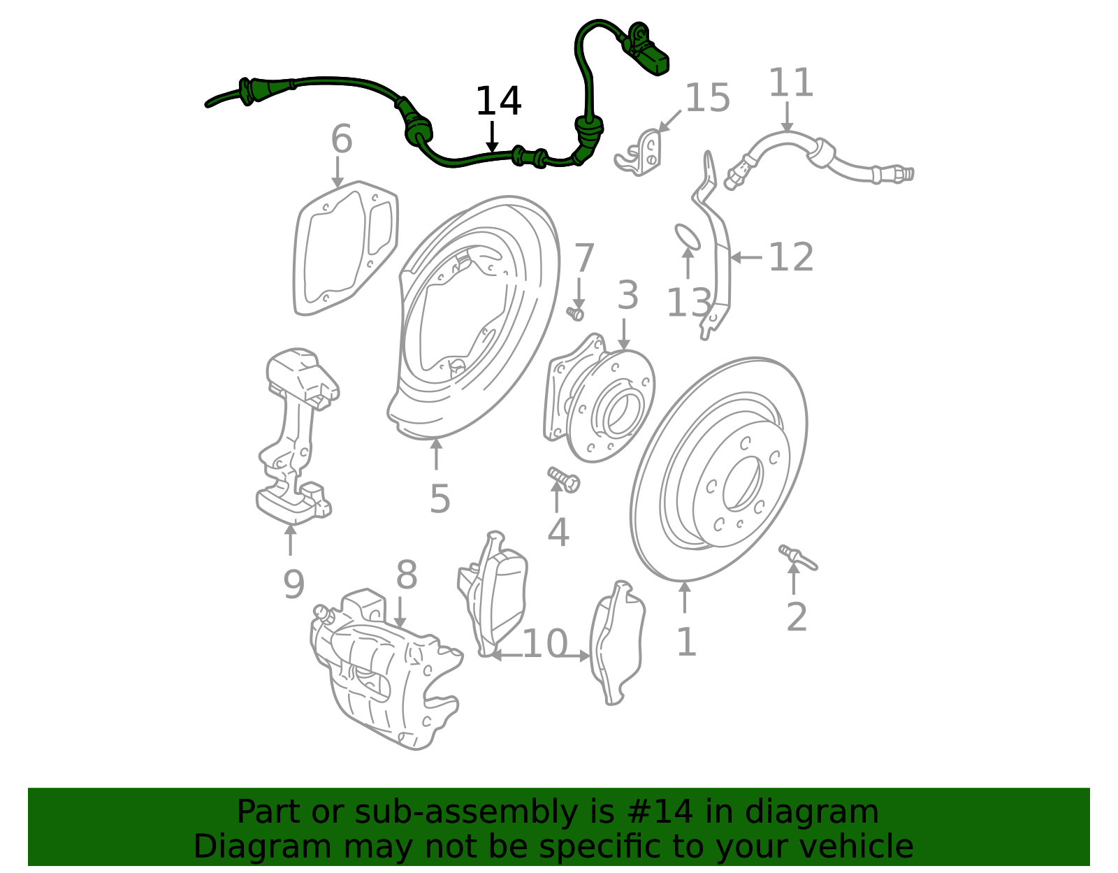 Volvo ABS Wheel Speed Sensor - Precise Brake Control - Part #30773742 ...