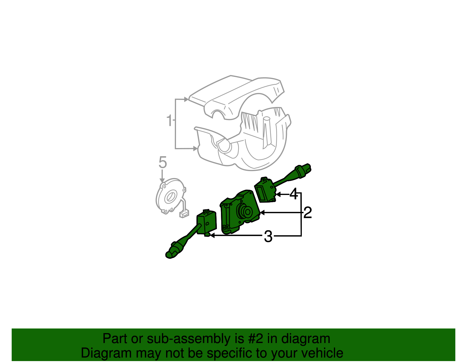 2004-2008 Nissan Maxima Multi-Function Switch 25560-ZK01B | Bill Kay Nissan Parts