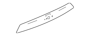 Primed Deck Lid Center Applique with Insulator 23324183 | Shop Matick ...