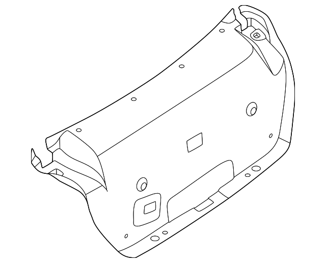 84966-6LE0A - Trunk Lid Trim - 2020-2025 Nissan Sentra | Nissan OEM ...