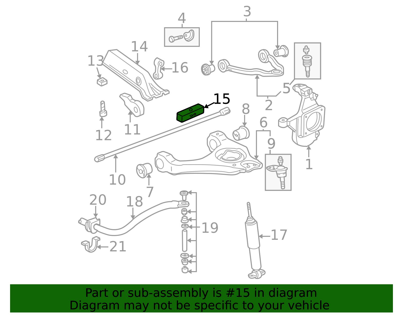 Torsion Bar Support Insulator 20829013 GM | GMPartsDirect.com
