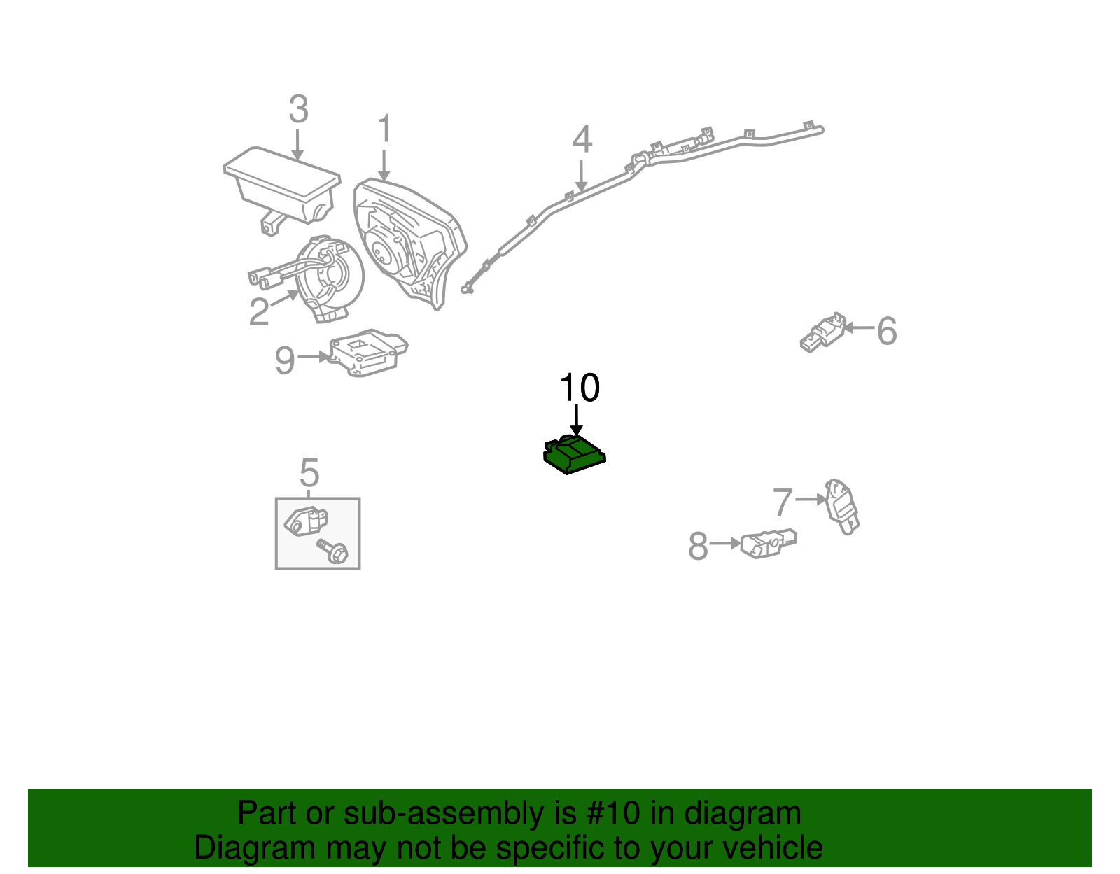 Genuine Toyota Occupant Module part# 89952-33011 for 2004-2008 Toyota ...