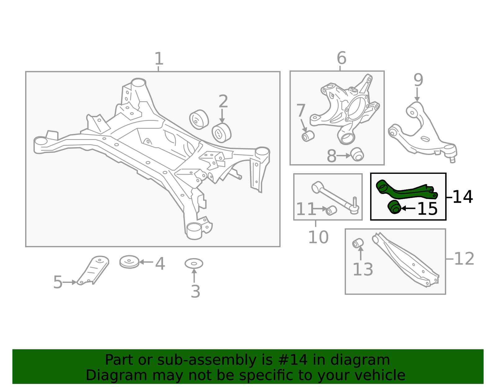 SU003-00360 - Trailing Arm 2013-2025 Toyota | Brantford Toyota Parts