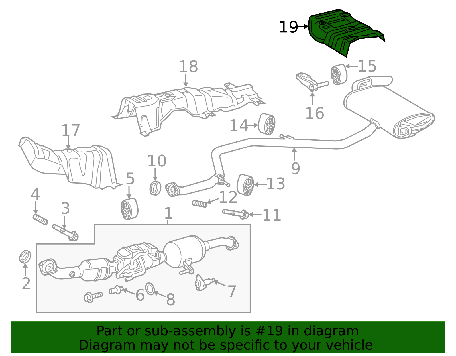 2016-2022 Toyota - Heat Shield 58327-47040 | Sparks Parts
