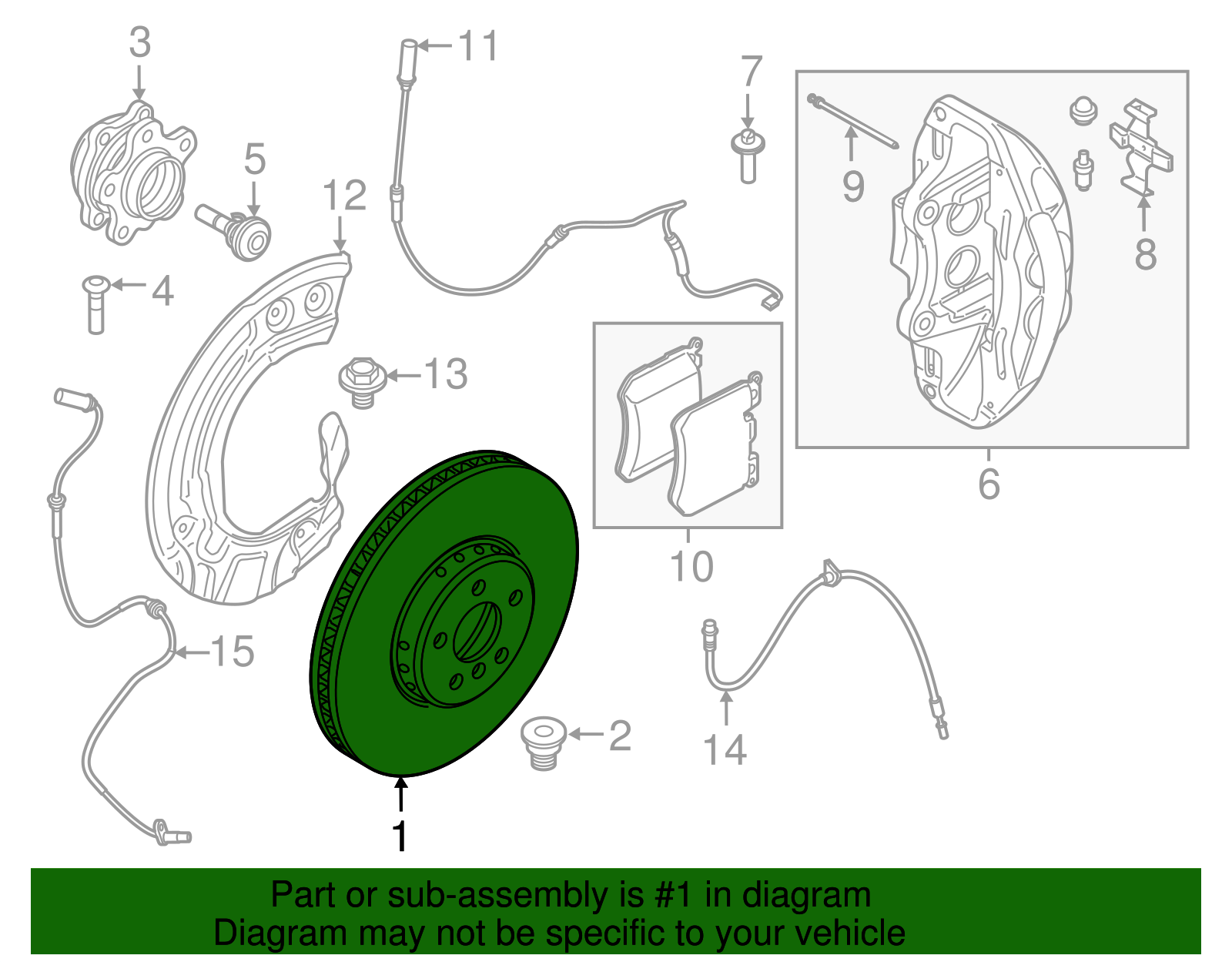 34108858706 - 2016-2025 BMW Disc Brake Rotor (34-10-8-858-706) | BMW of ...
