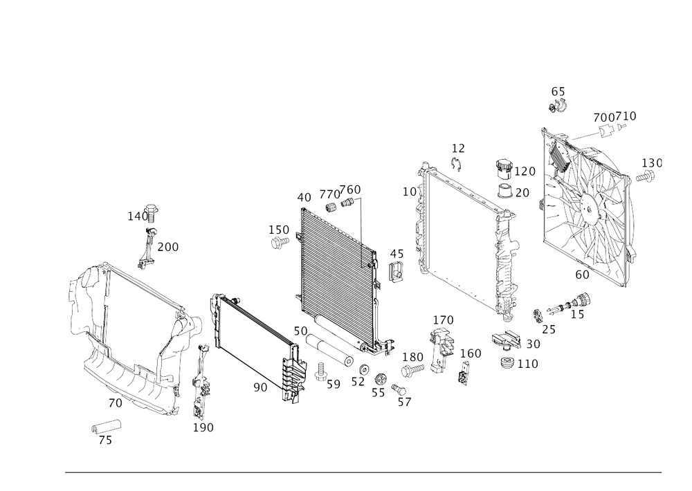 251-906-39-00 - Fan Assembly - 2006-2012 Mercedes-Benz | Buy Mercedes ...
