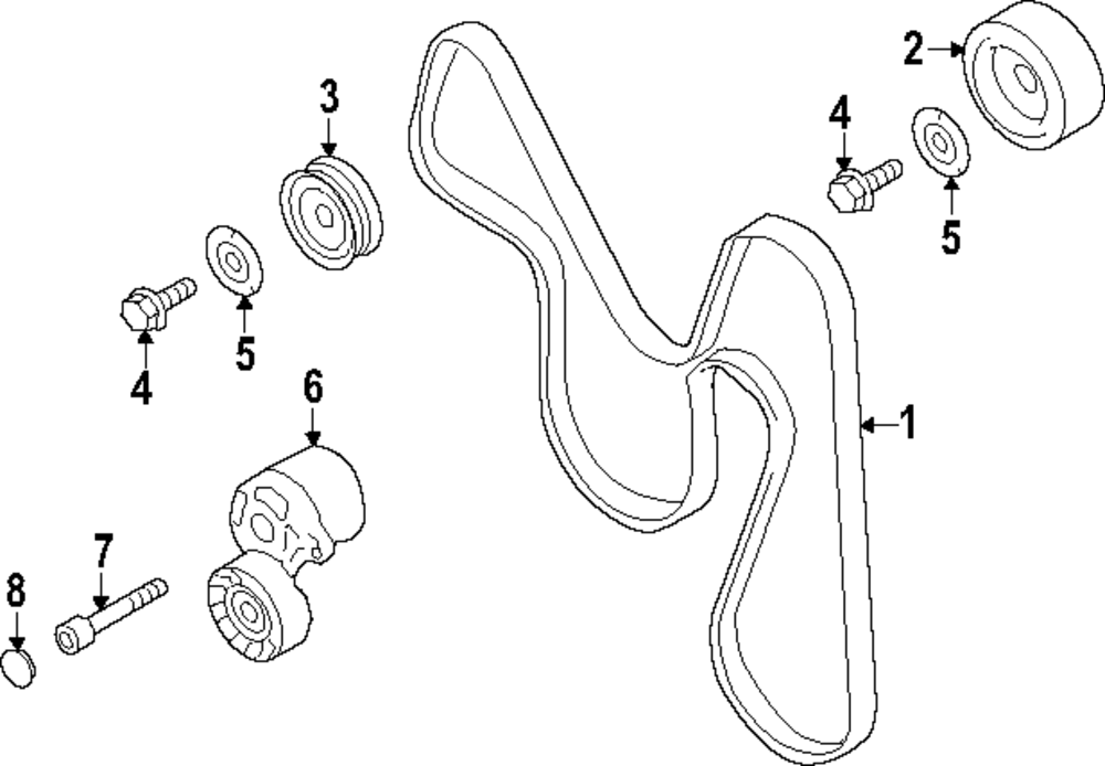 2022-2025 Subaru BRZ Serpentine Belt 23780AA240 | Subaru Parts Store