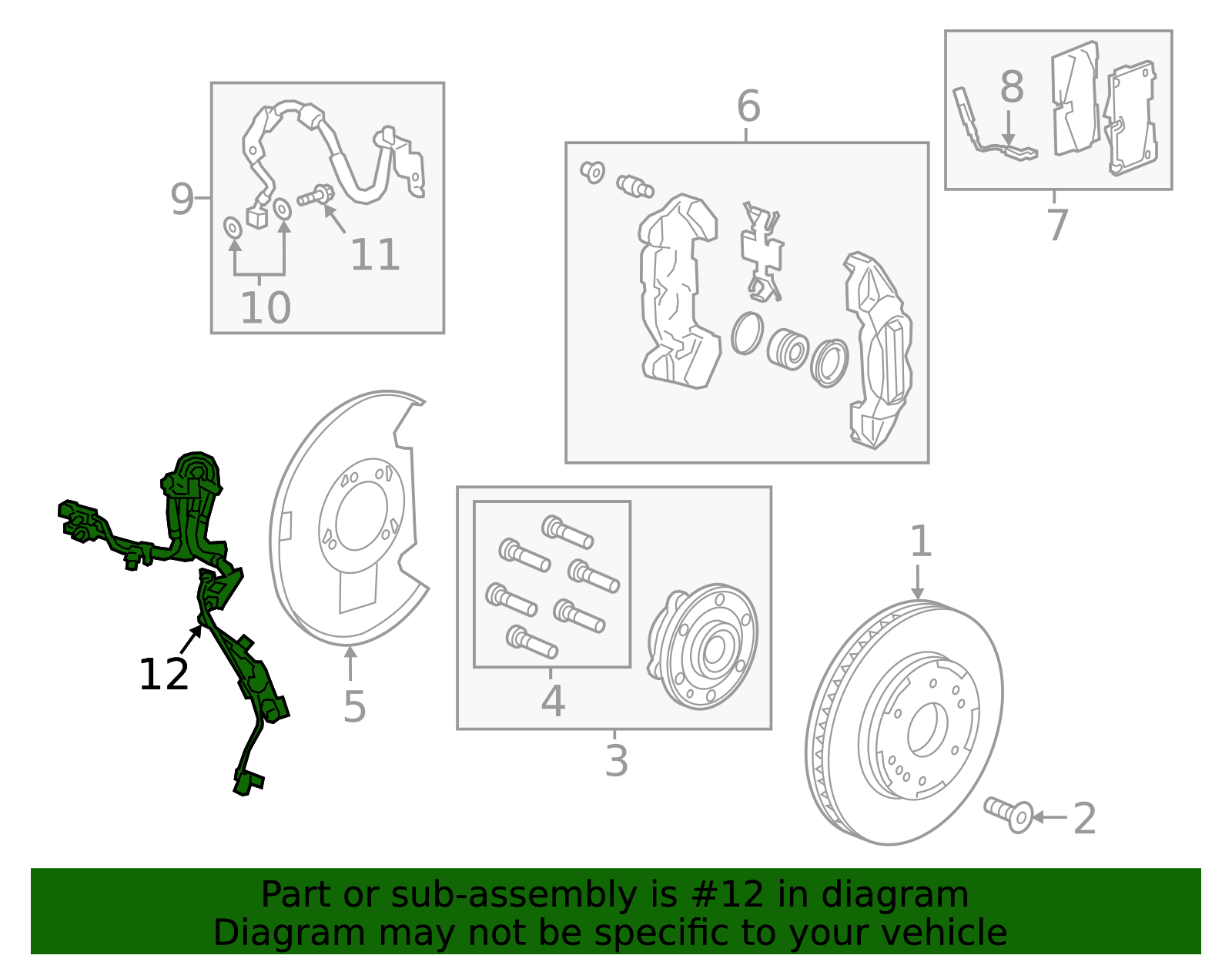 OEM GM ABS Wheel Speed Sensor For 2025 GM - Part No. 85080261 | Karl ...
