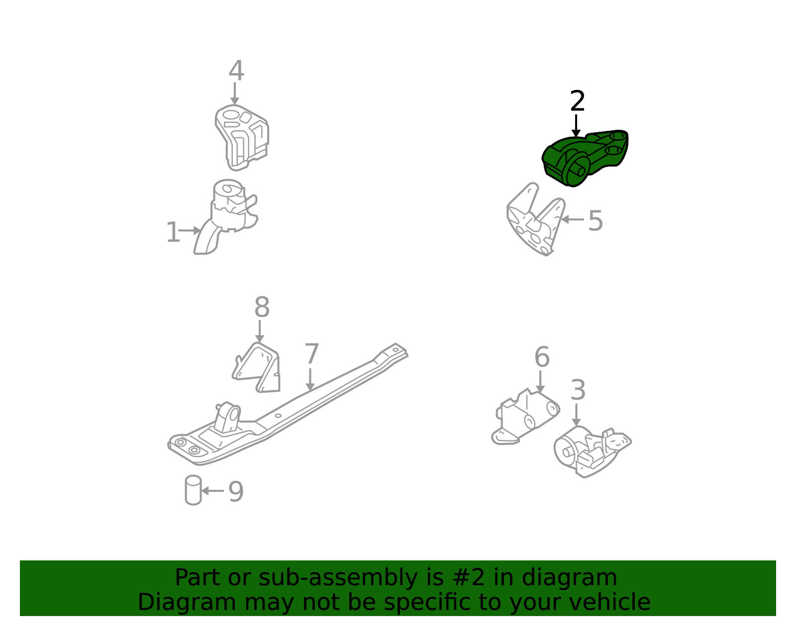 EF93-39-040 - Side Mount 2005-2006 Mazda Tribute | Florida Mazda Parts