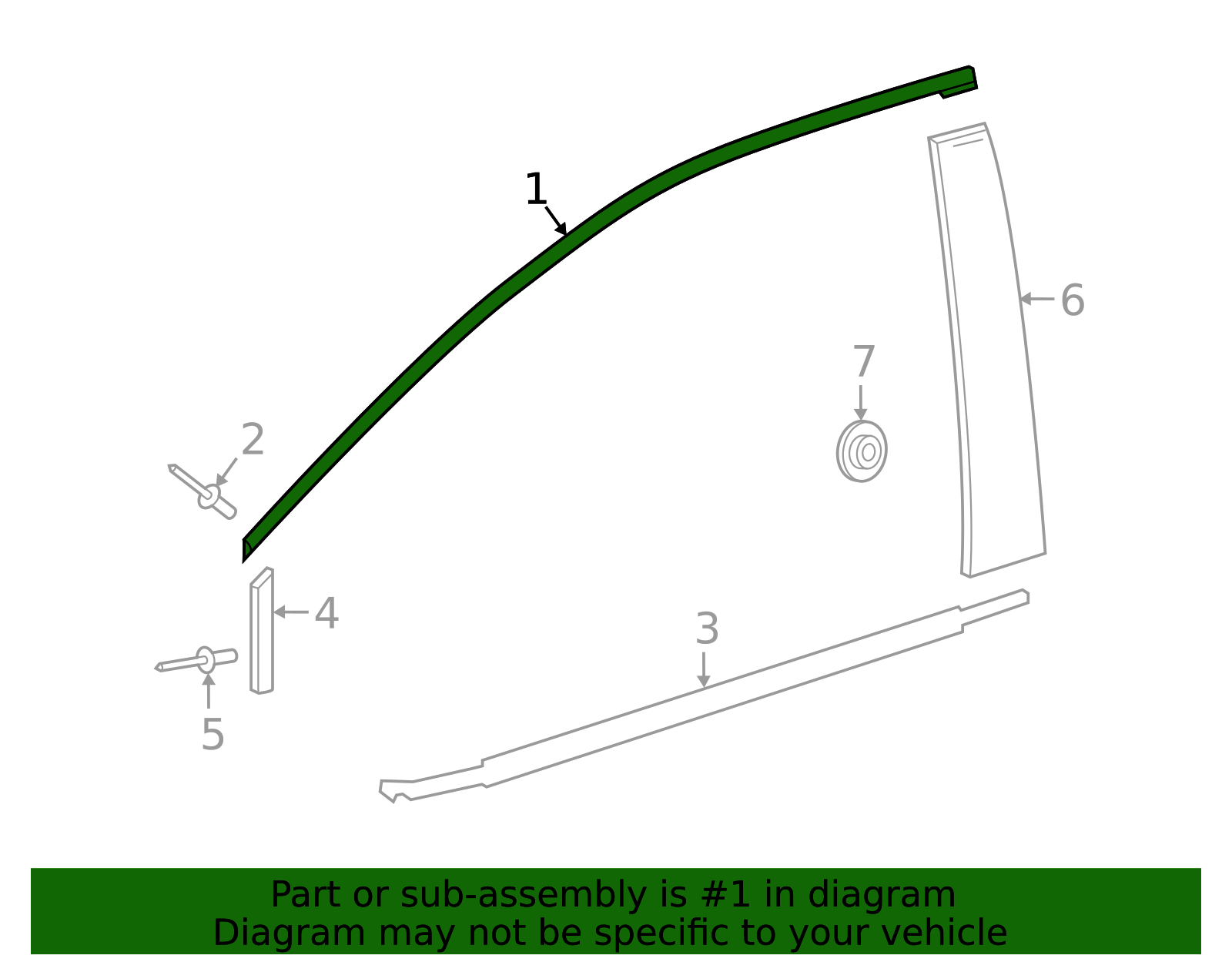 75754-02020 - Frame Molding 2020-2025 Toyota Corolla | Toyota San Diego ...