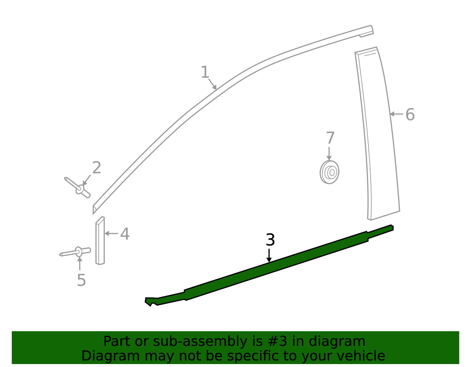 75720-02470 - 2020-2024 Toyota Corolla - Belt Molding | Nucar Toyota Parts